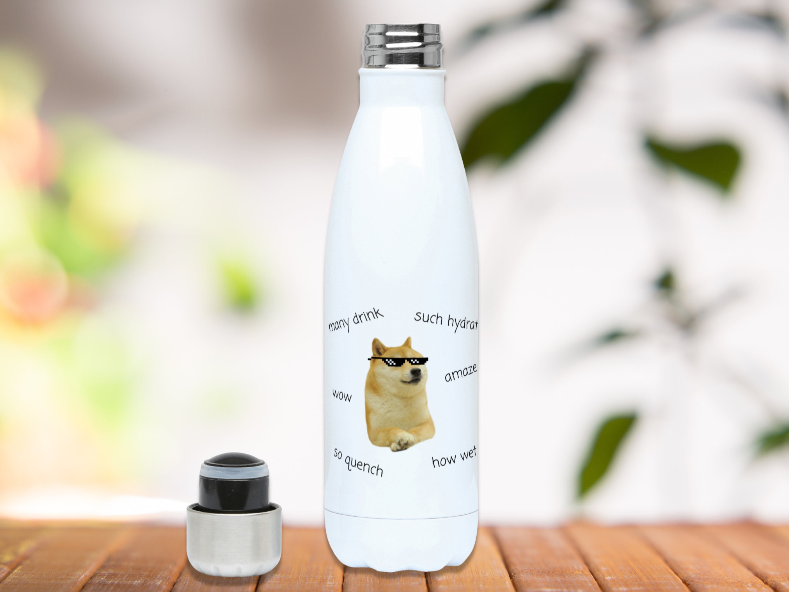 Doge Water Bottle Doge Meme Dog Meme Funny Meme Bottle - Etsy