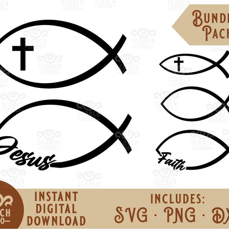 Jesus Fish Decal - Etsy