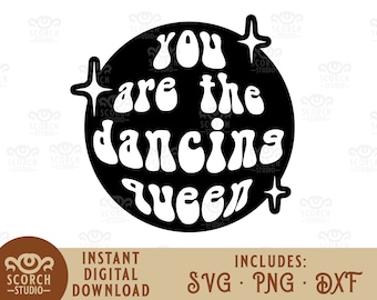 Dancing Queen Svg - Etsy