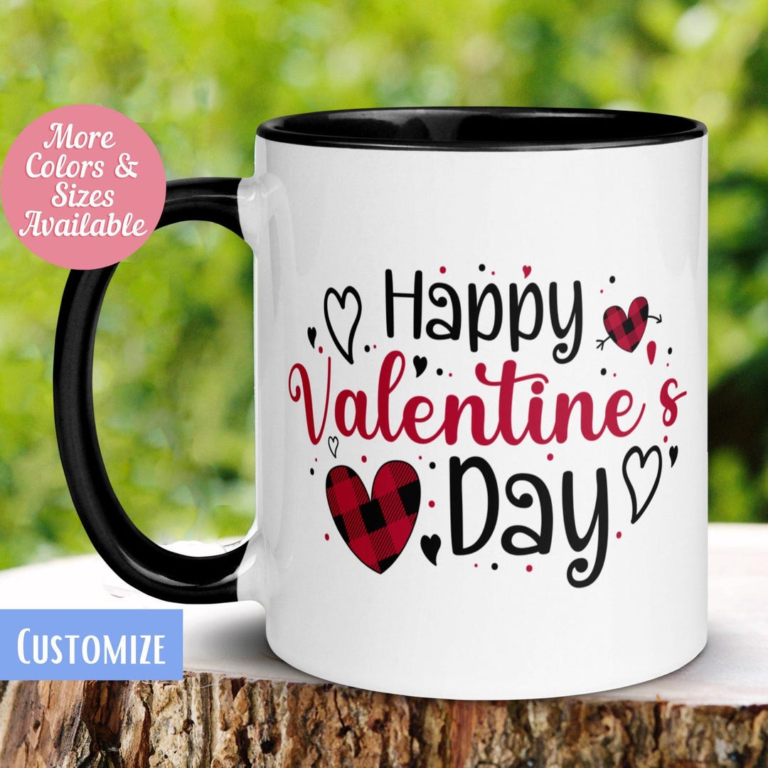 Valentine's Day Mug, Valentines Day Coffee Mug, Love Mug, Heart Mug ...