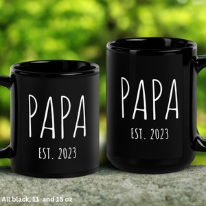 Personalized Papa Mug, Father's Day Gift, Grandpa Coffee Mug - Etsy