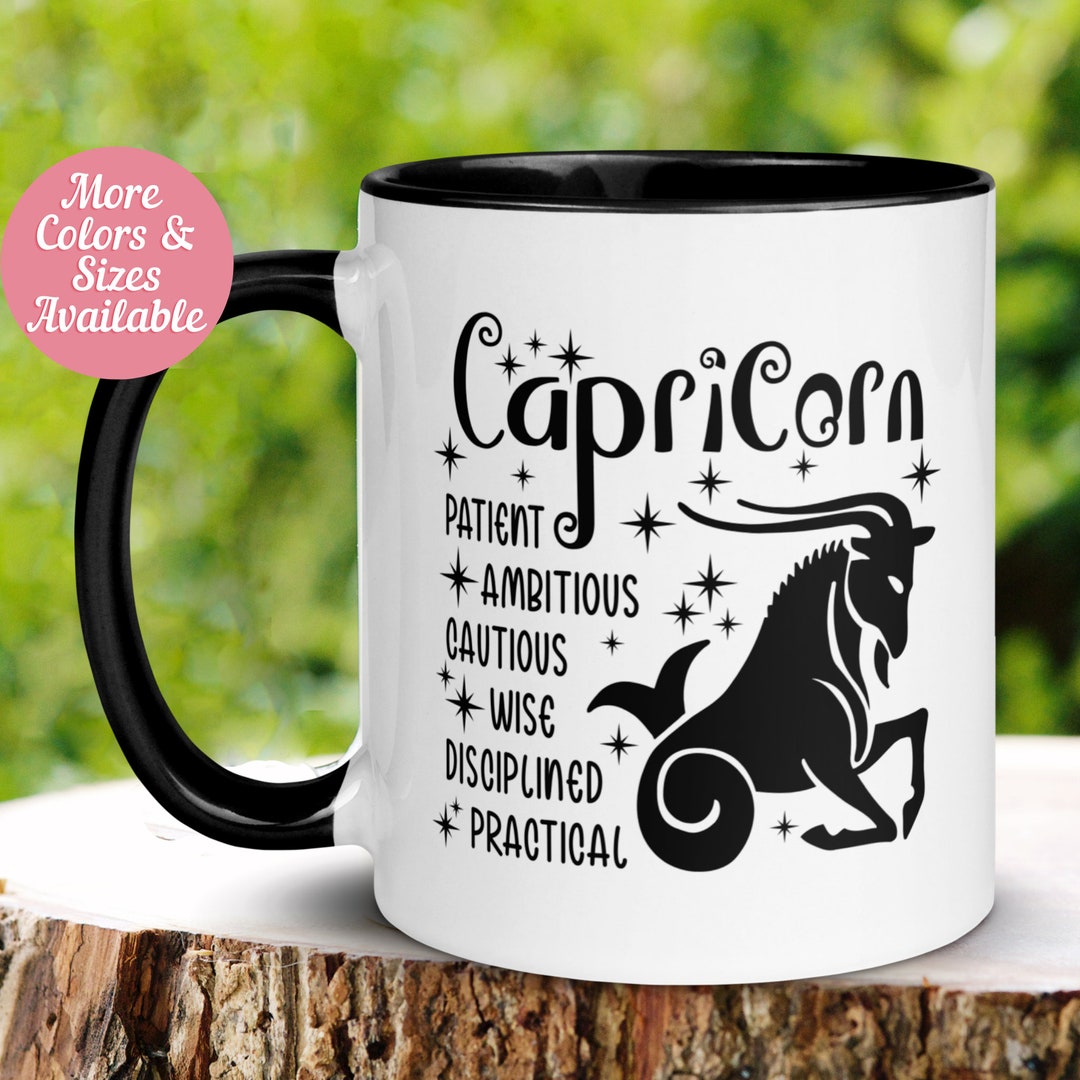 Capricorn Mug Zodiac Mug December January Birthday Mug Capricorn