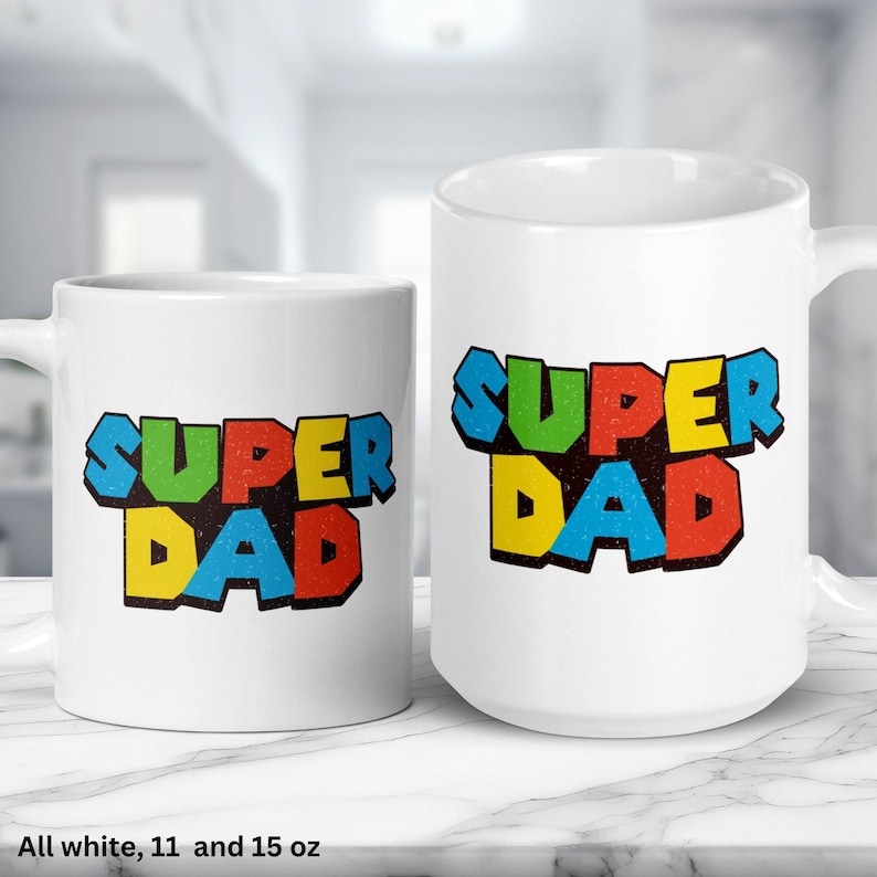 Super Dad Mug, Fathers Day Gifts, Gifts for Dad, Father Gift, Dad Mug ...