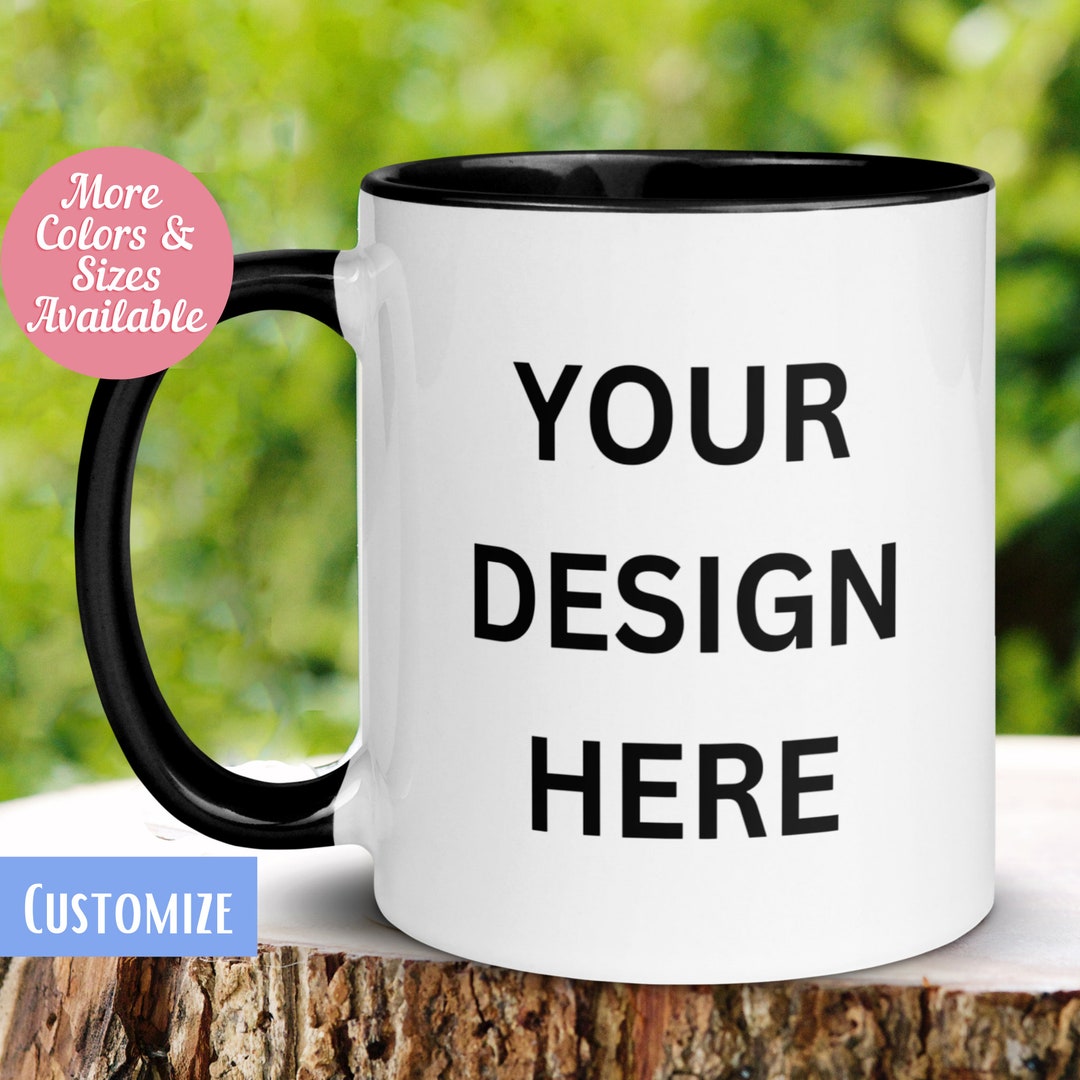 Create Your Design Text Here for Personalized Coffee Mug, Create a ...