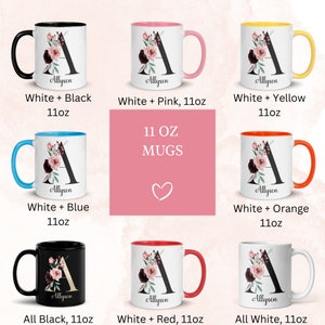 Name Mug Initial Letter Mug 15 Oz 11 Oz Monogram Mug - Etsy