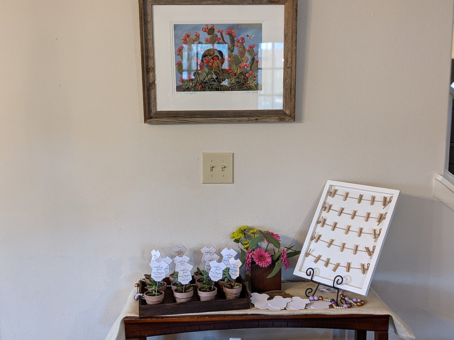 Watch Me Grow Baby Shower Picks tags Personalized Set of | Etsy