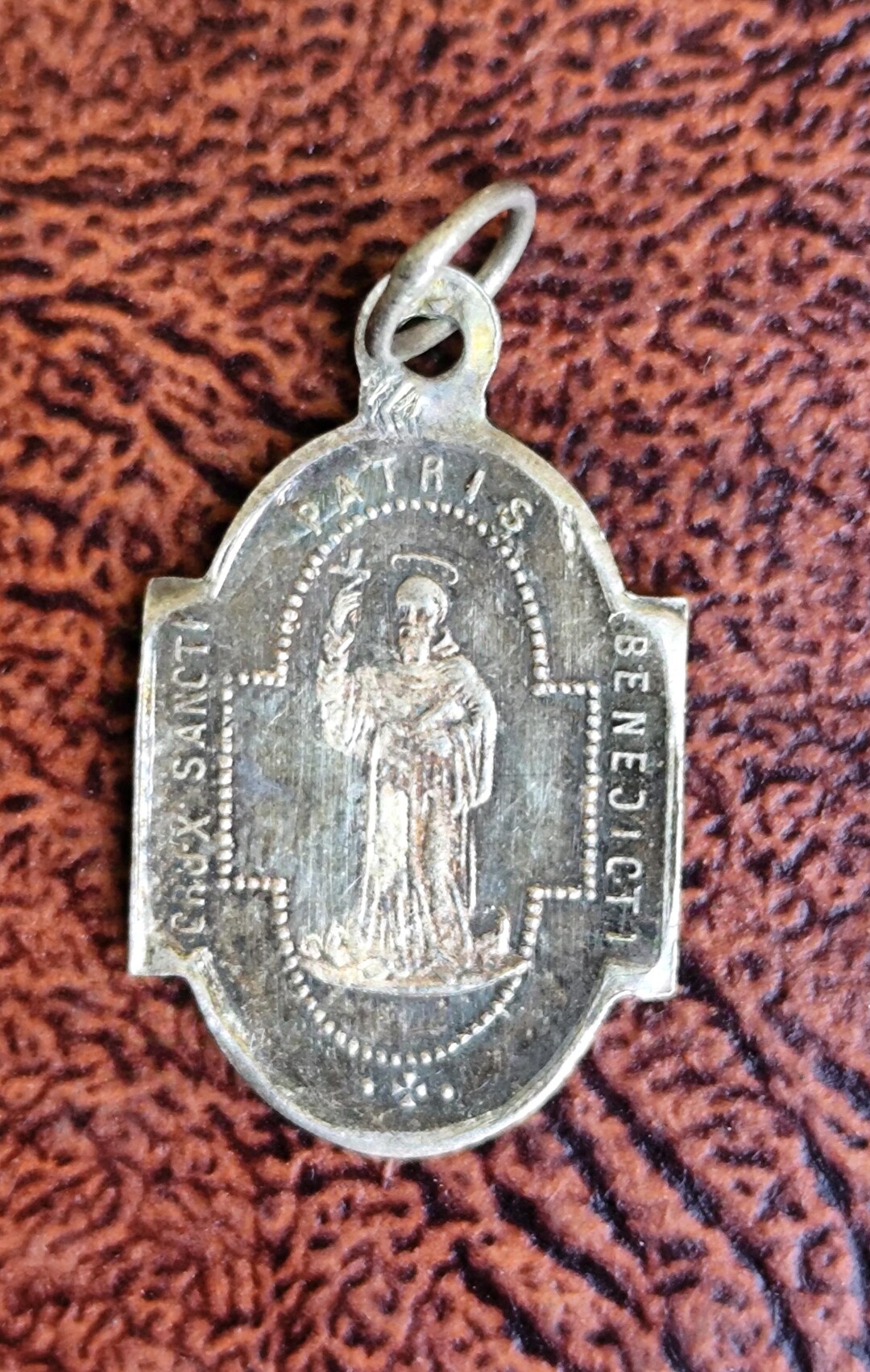 Antique Religious Medal of Saint Benedict Saint Benedictus Religious ...