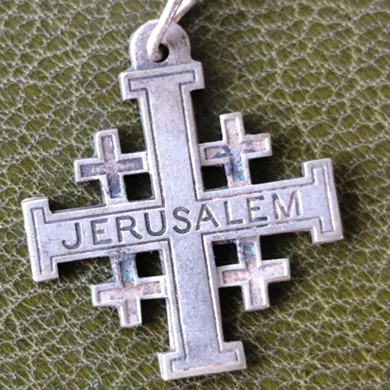 Jerusalem Cross Pendant - Etsy