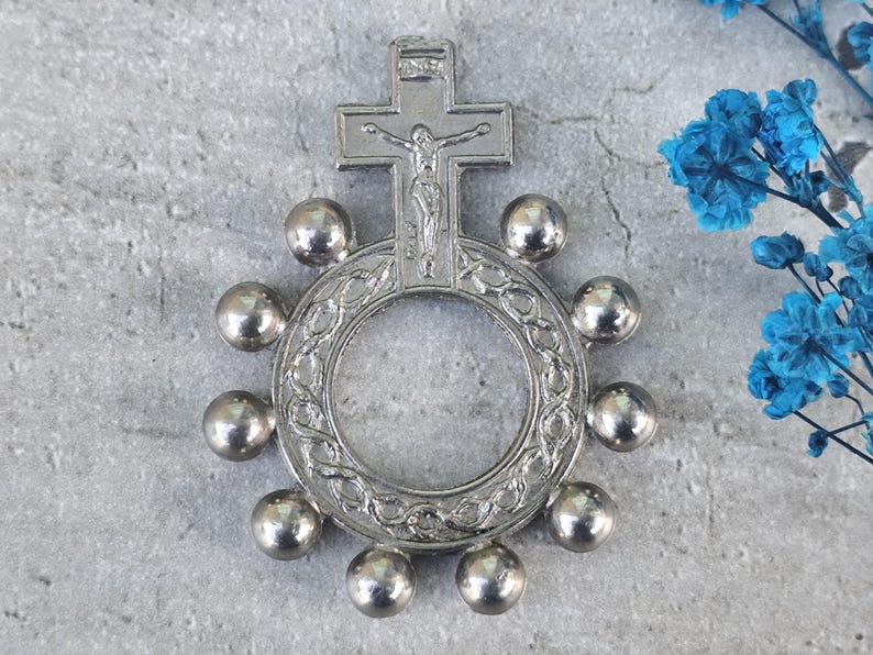 Ring Rosary - Etsy