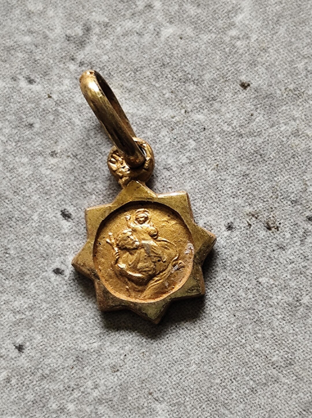 Rare Saint Christopher Medal - Etsy