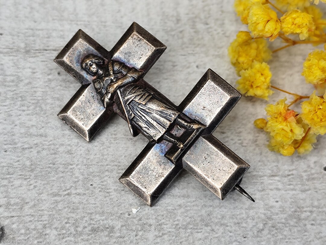 Rare Joan of Arc Rare Brooch - Etsy