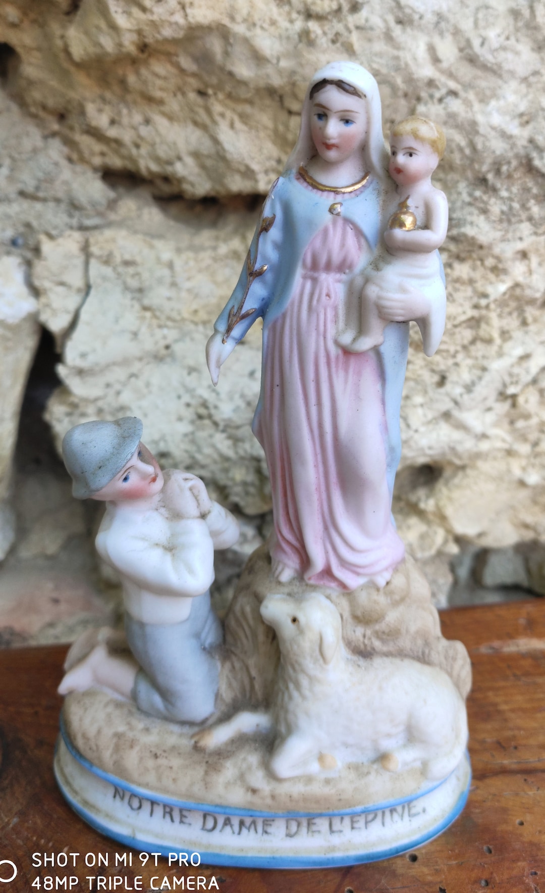 Statue of Our Lady of the Thorn in Biscuit - Etsy