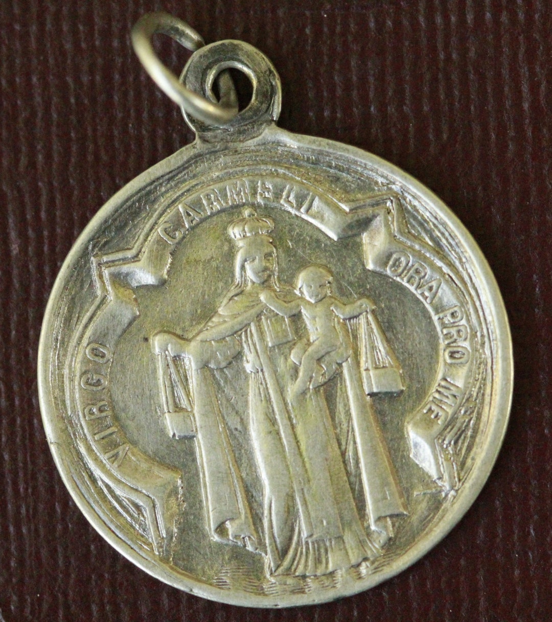 Rare Silver Scapular Medal - Etsy
