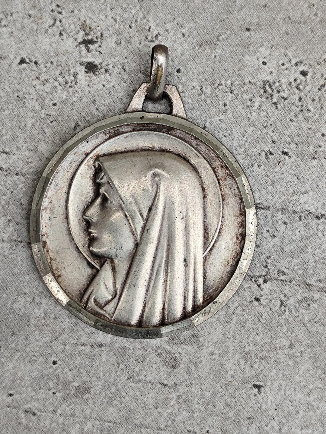Virgin Mary Lourdes Medal - Etsy
