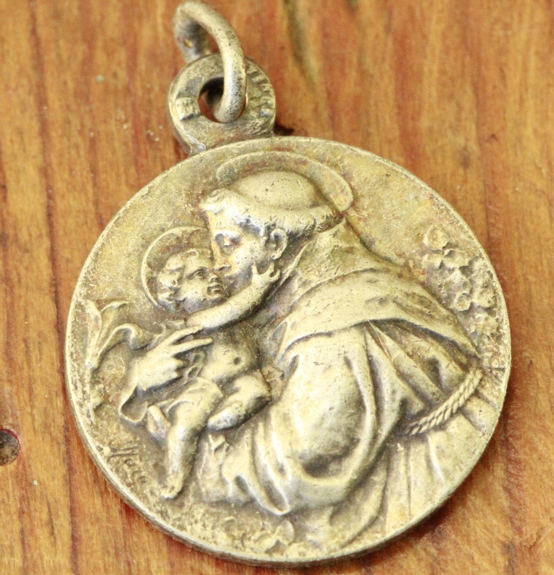 Rare Saint Anthony Padua Medal - Etsy