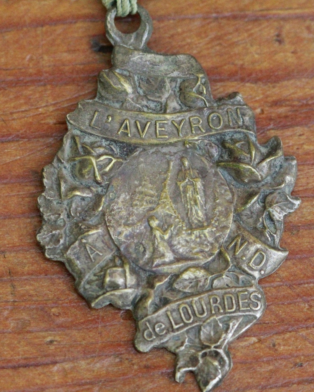 Our Lady Lourdes Aveyron Medal - Etsy
