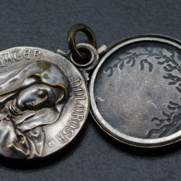 Virgin Mary Locket - Etsy