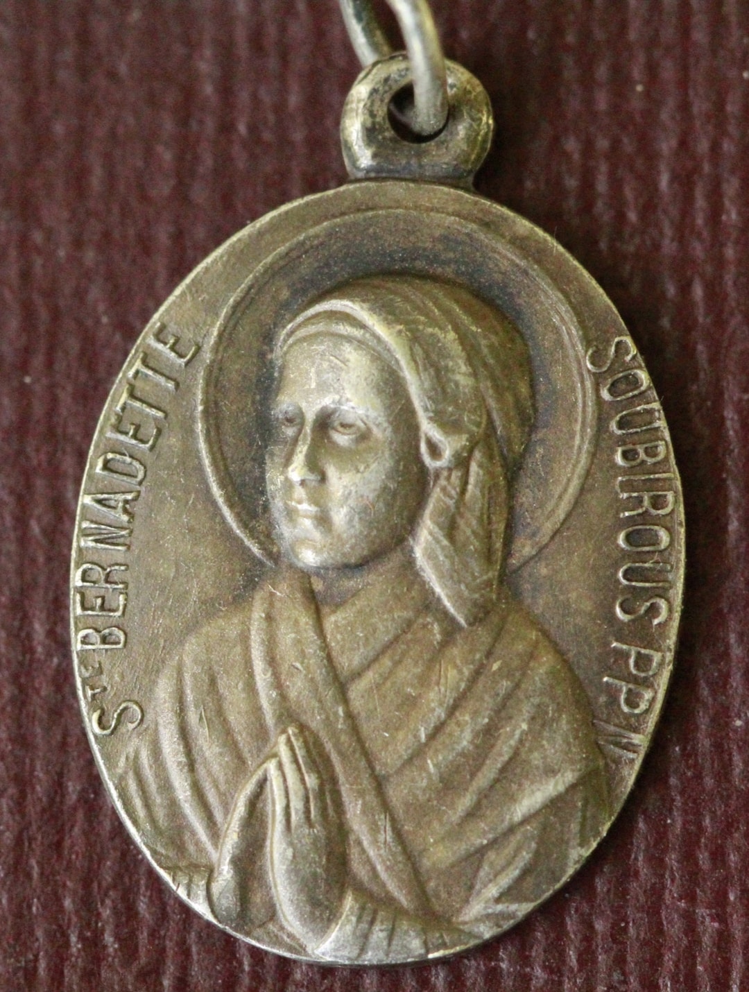 Rare Saint Bernadette Soubirous Medal - Etsy