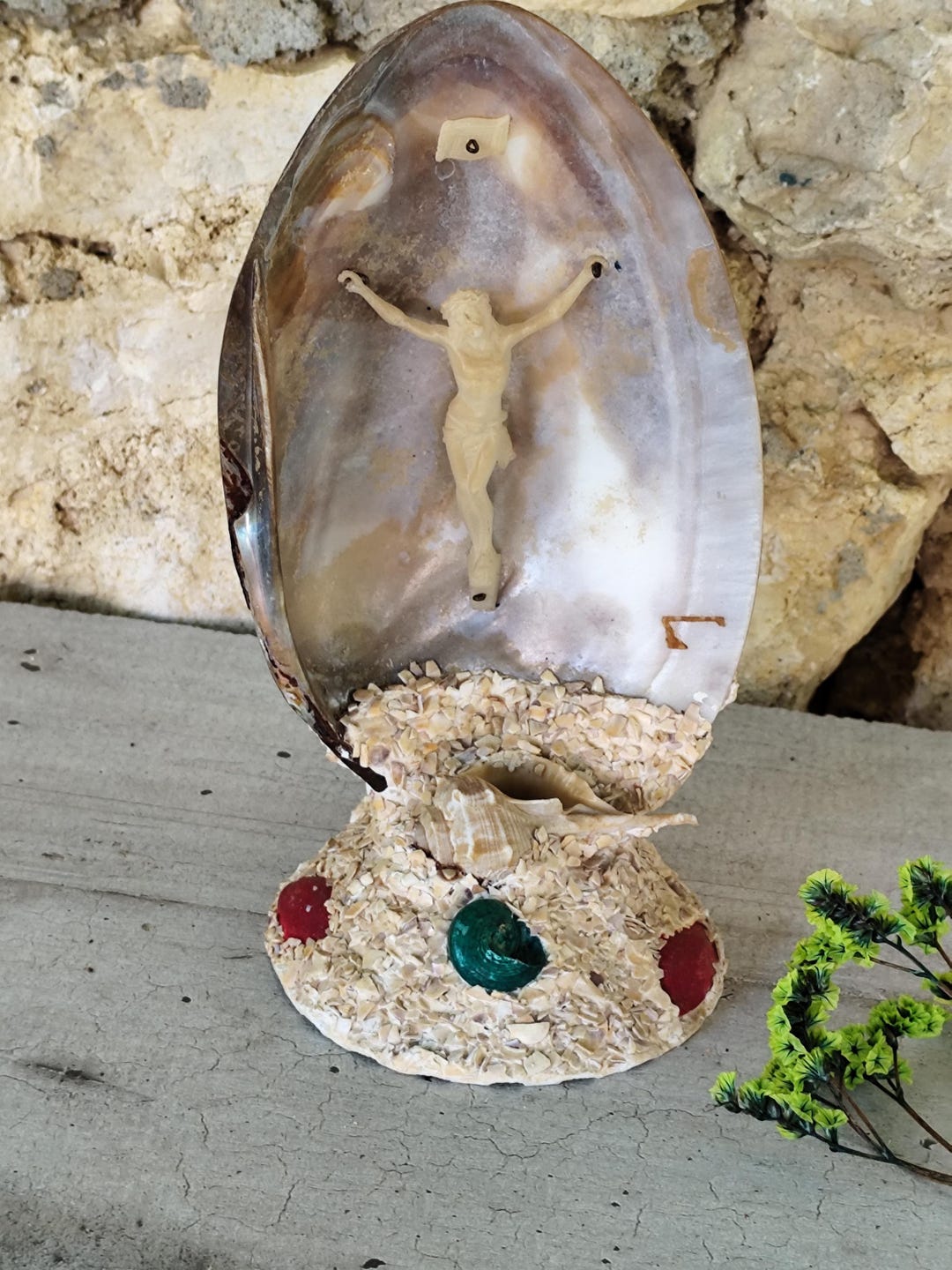 Rare Decoration Jesus Christ Shell - Etsy