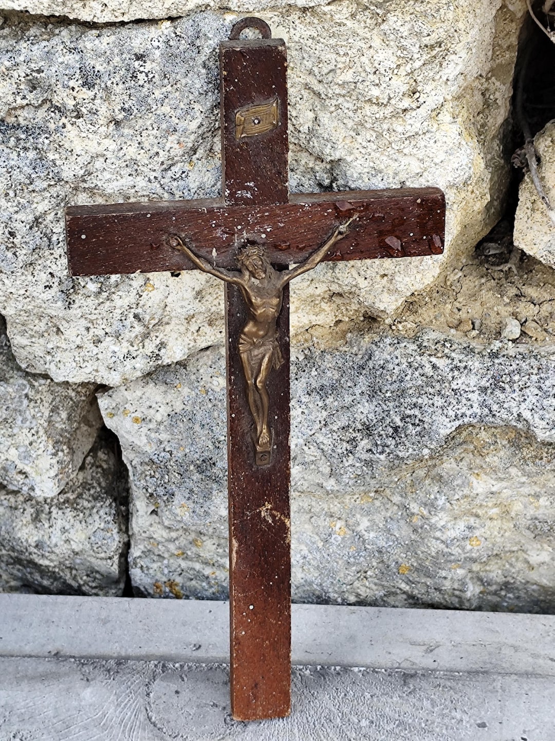 Large Metal and Wood Crucifix Cross - Etsy