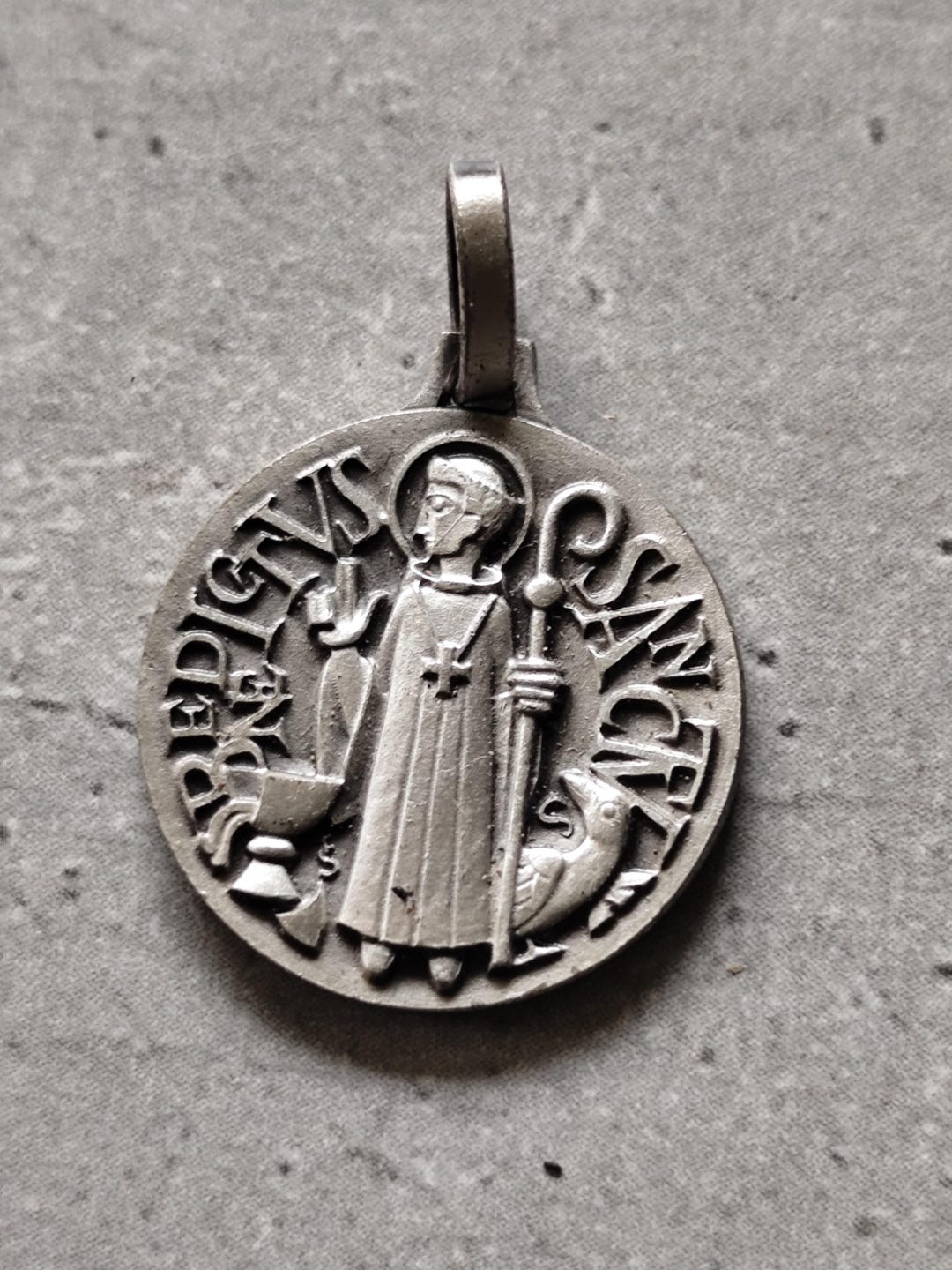 Antique Religious Medal of Saint Benedict Saint Benedictus Religious ...