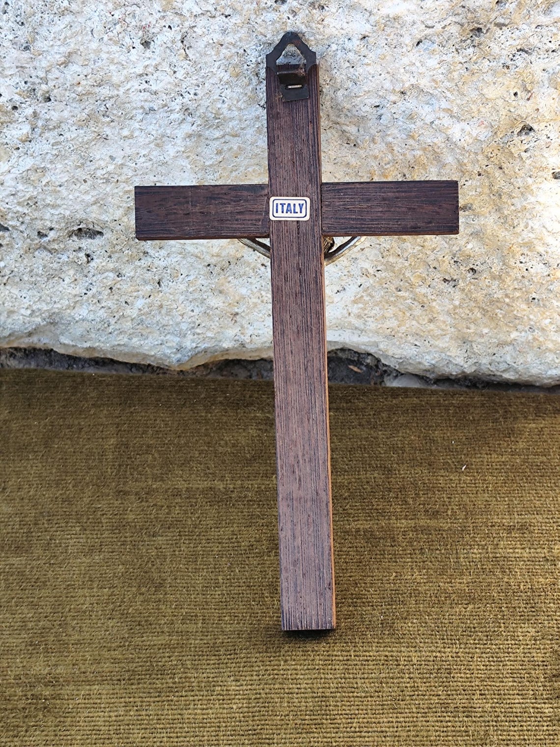 Rare INRI Christ Cross Crucifix in Bronze Signed Artaud - Etsy