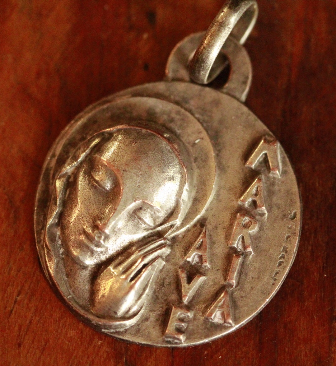 Rare Ave Maria Medal - Etsy