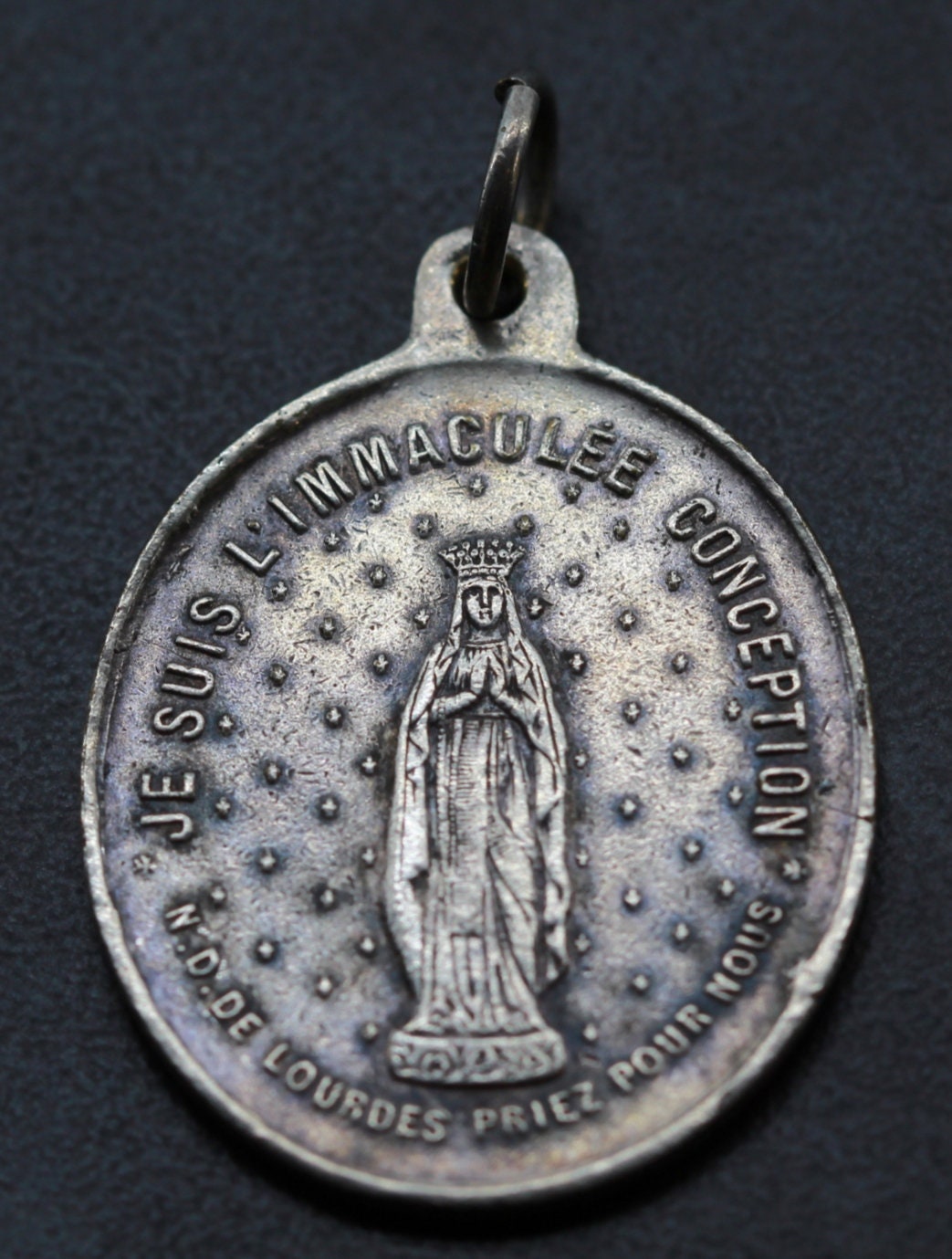 Our Lady Lourdes Medal - Etsy