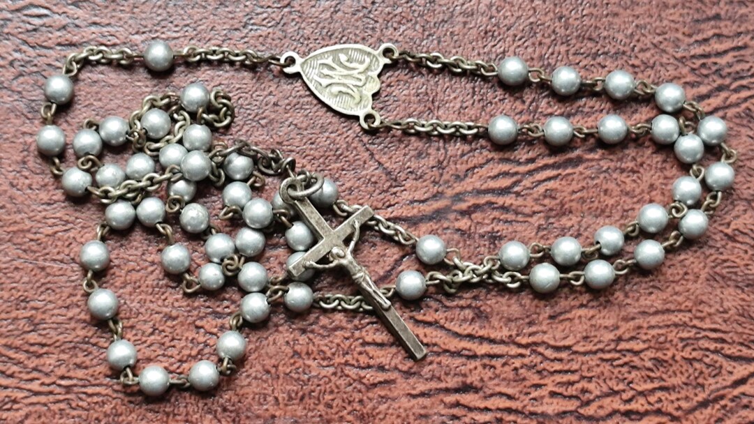 Rare Religious Beads Rosary - Etsy