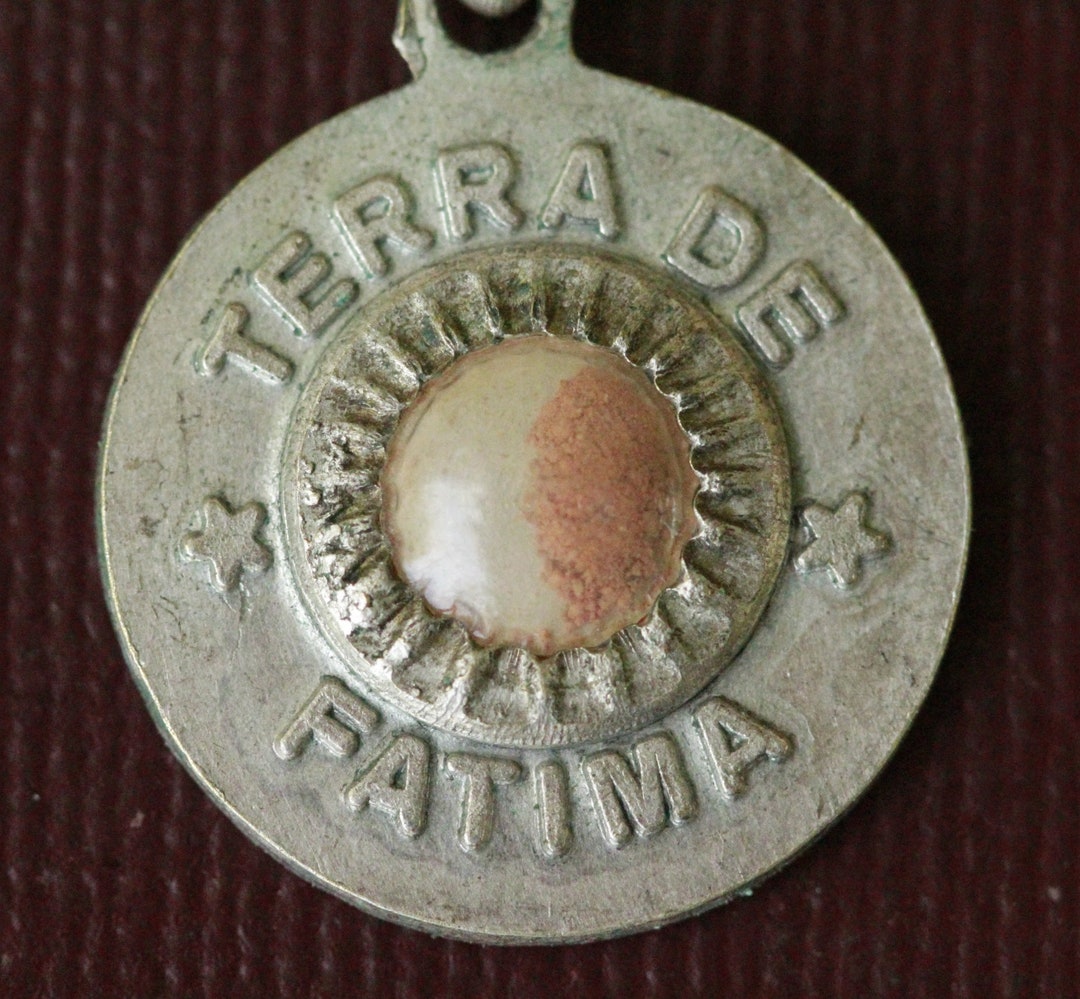 Rare Antique Medal Land of Fatima Relic Holy Land of Fatima - Etsy