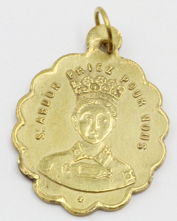 Rare Saint Sennen or Saint Abdon Medal - Etsy