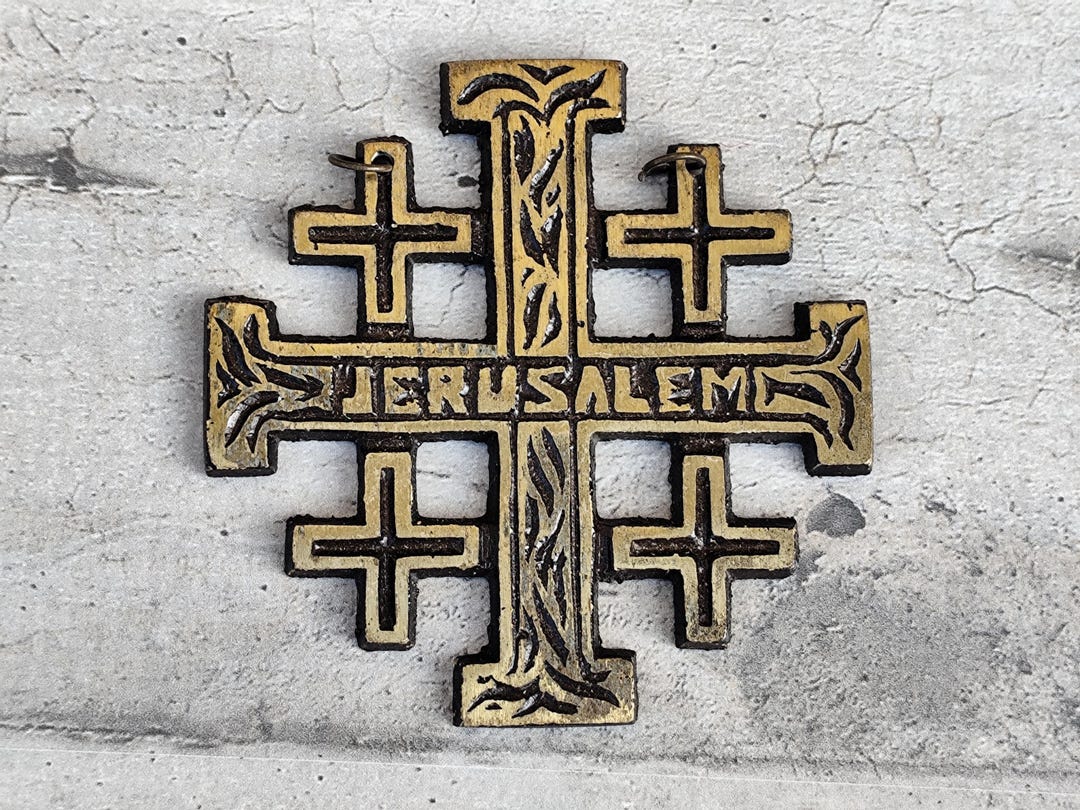 Rare Large Jérusalem Cross - Etsy