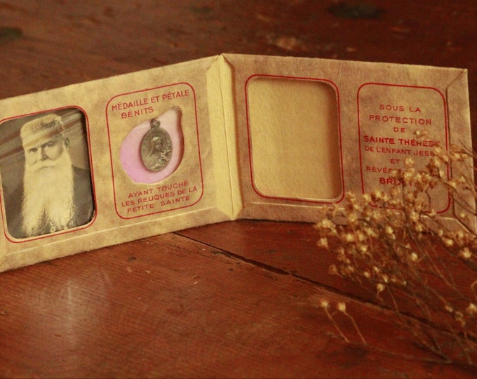 Rare Old Relic of Saint Thérèse and Photo of Father Brottier - Etsy
