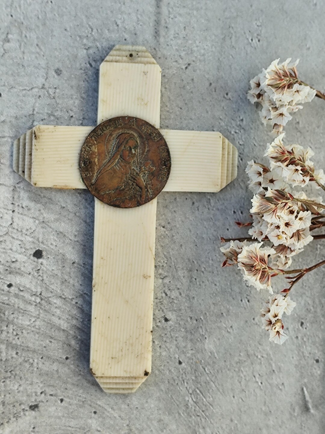 Cross Bakélite Sainte Thérèse - Etsy