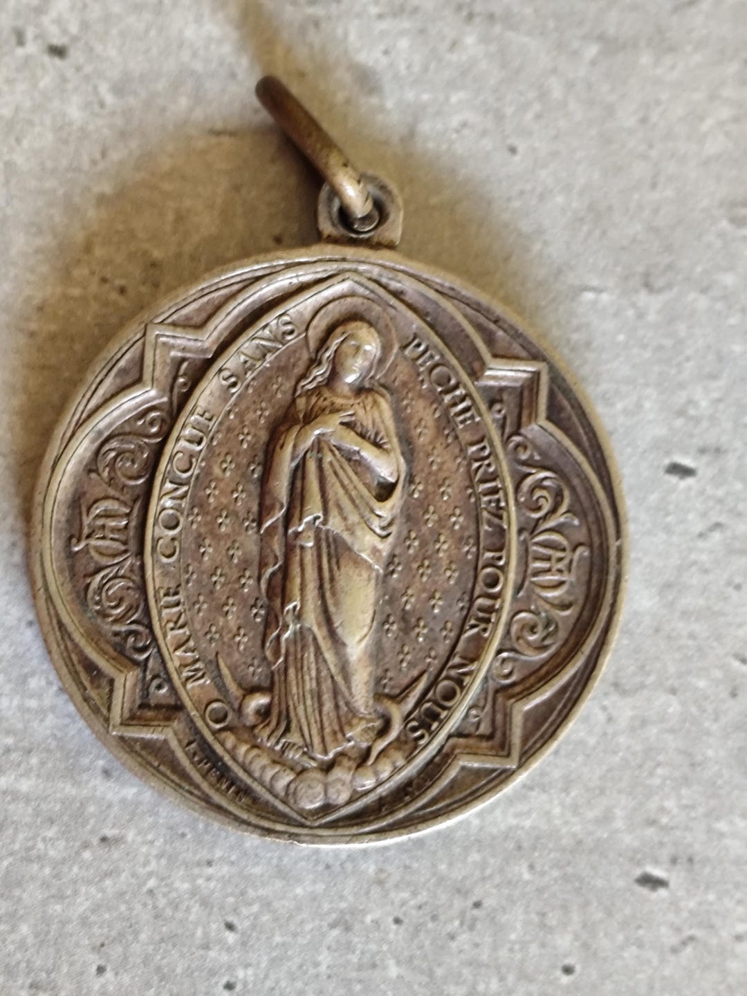 Rare Religious Medal, Children of Mary, Catechism of Perseverance, Holy ...