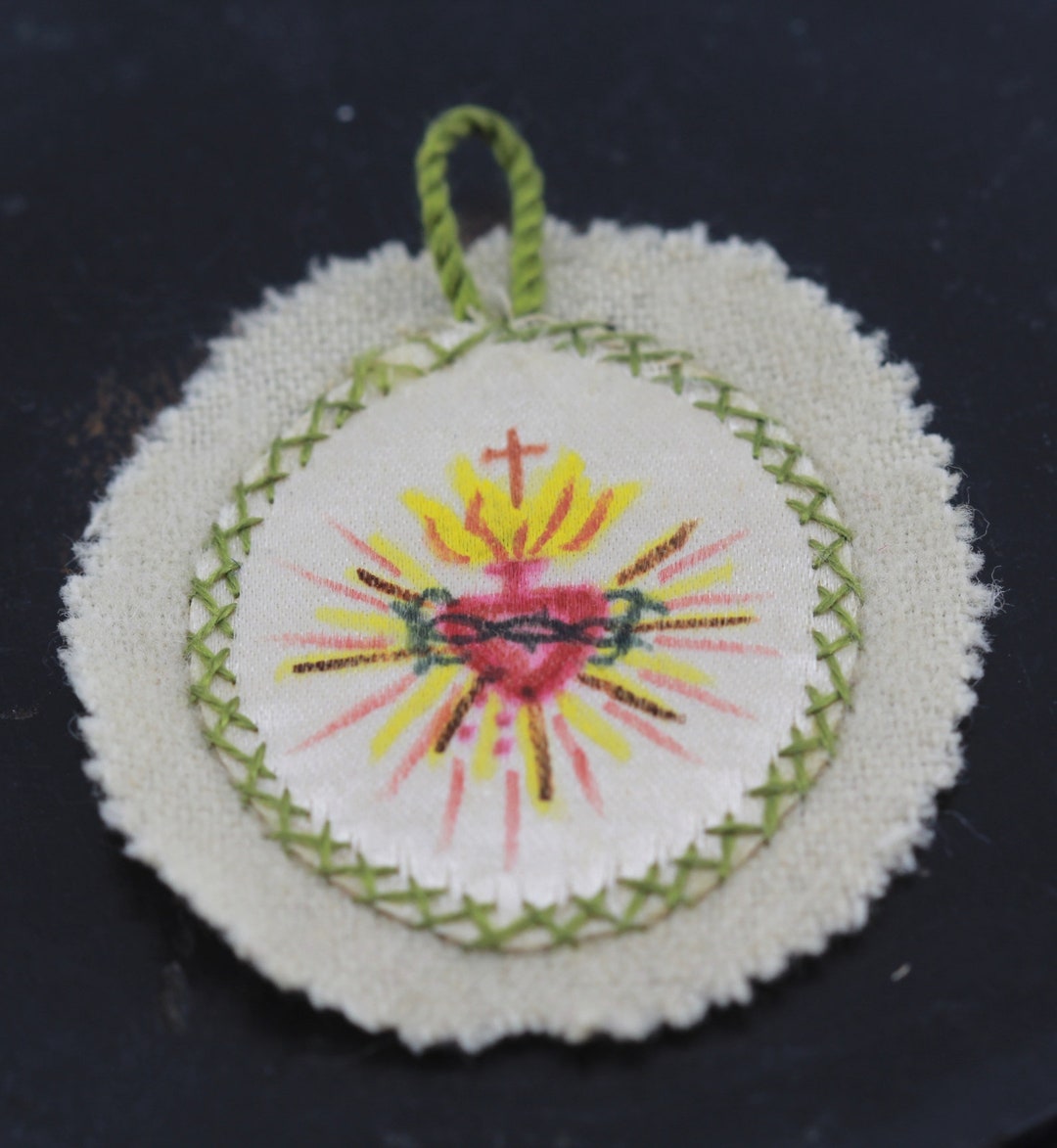 Jésus Christ Sacred Heart Scapular - Etsy