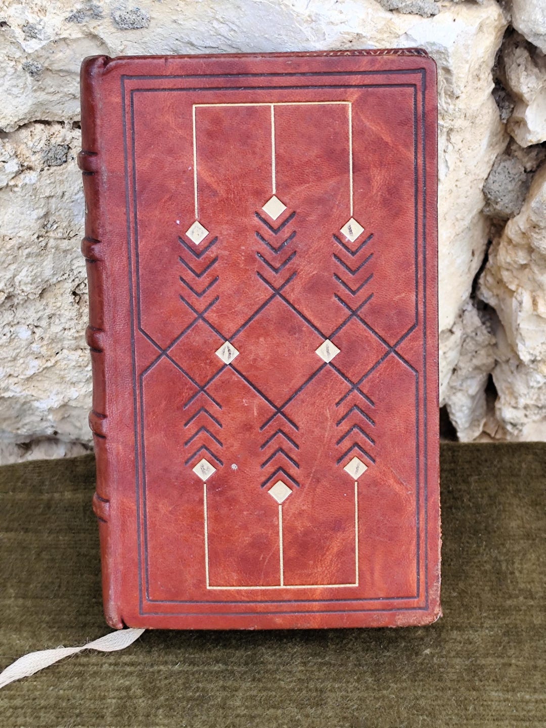Vintage French Catholic Missal in Leather, French Latin Mass Book ...