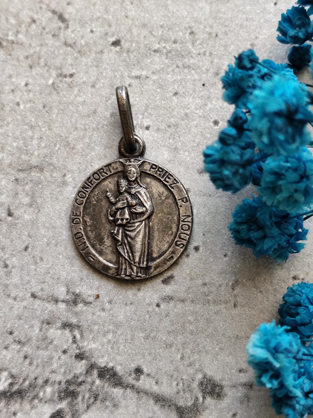Rare Our Lady Confort Medal - Etsy