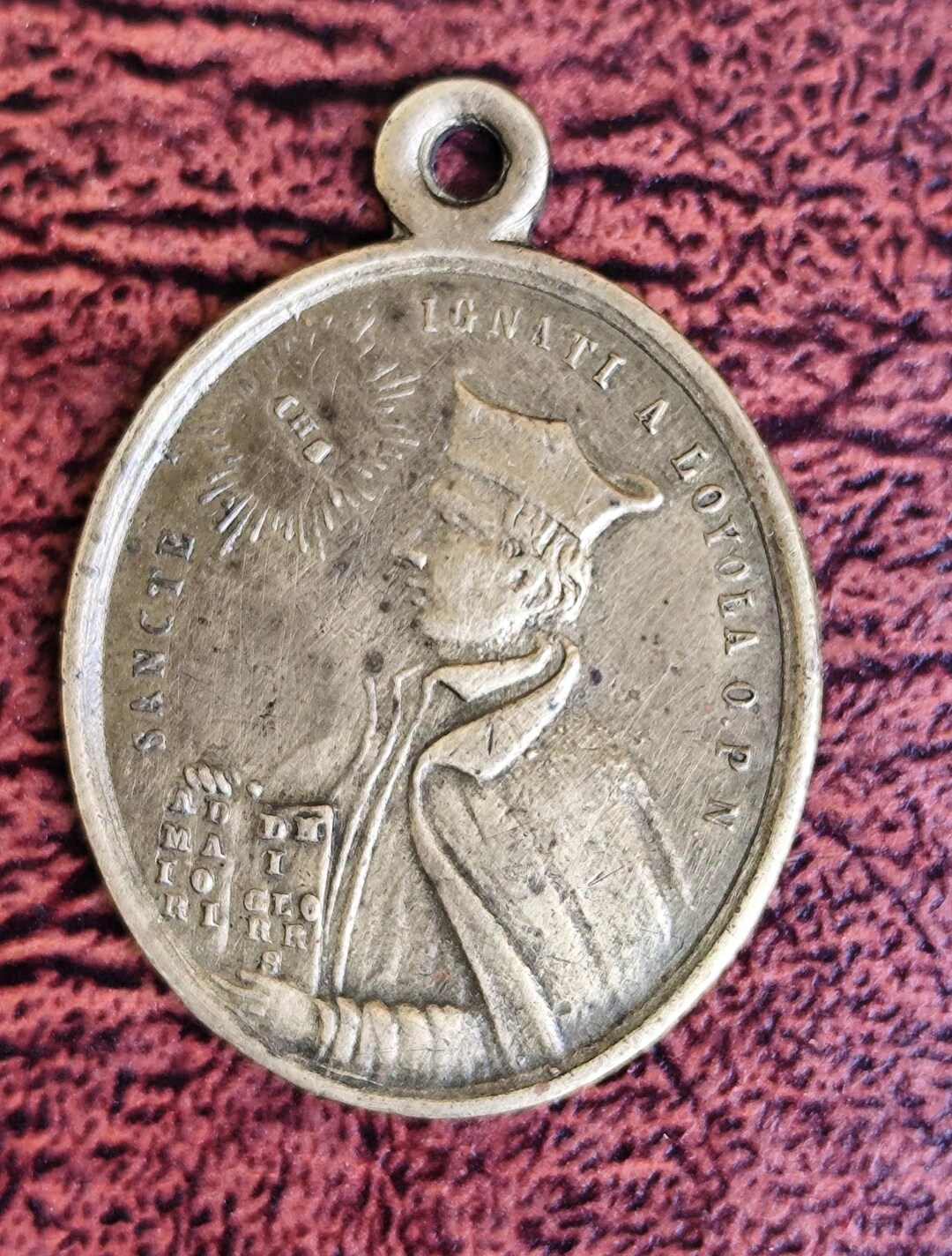 Ignatius of Loyola, Ancient Religious Medal, Saint Ignatius Loyola ...