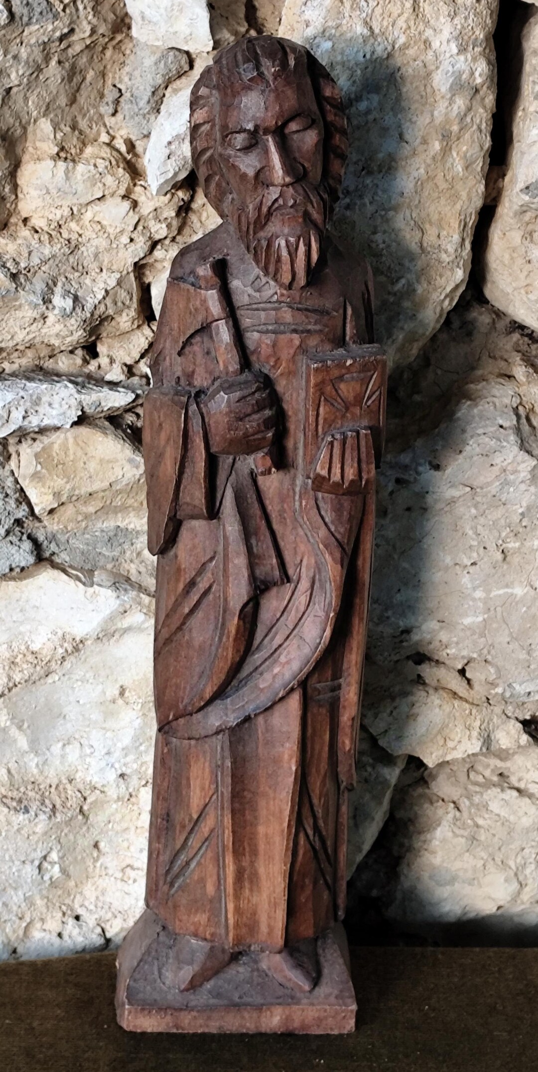 Rare Wooden Statue of Saint Mateo - Etsy