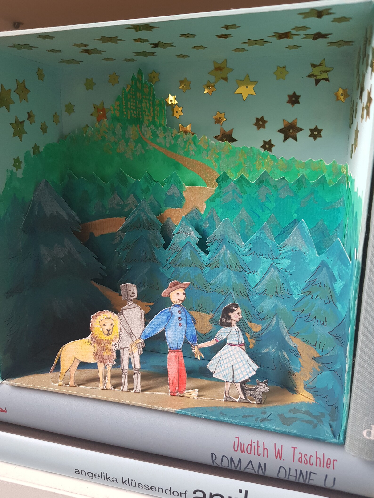 Handmade Diorama the Wizard of Oz Shadowbox Hand-painted Paper - Etsy UK