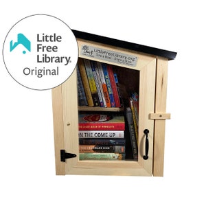LITTLE FREE LIBRARY® Two Story Modern With Official Charter Sign ...