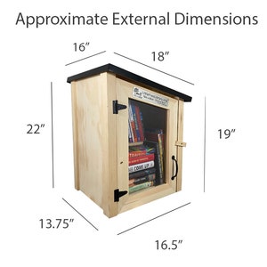 LITTLE FREE LIBRARY® Two Story Modern With Official Charter Sign ...