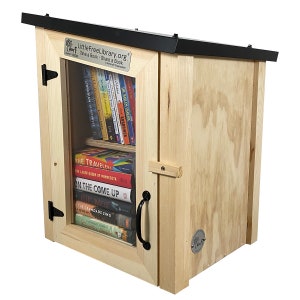 LITTLE FREE LIBRARY® Two Story Modern With Official Charter Sign ...