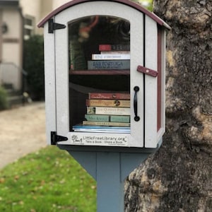 LITTLE FREE LIBRARY® Post and Topper Kit, Amish Crafted, Support the ...