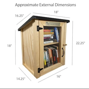 LITTLE FREE LIBRARY® Two Story Kit With Official Charter Sign & World ...