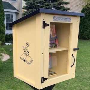 LITTLE FREE LIBRARY® Two Story Kit With Official Charter Sign & World ...