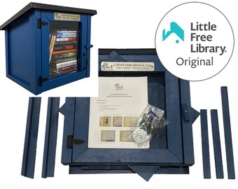 LITTLE FREE LIBRARY® Two Story Kit With Official Charter Sign & World ...
