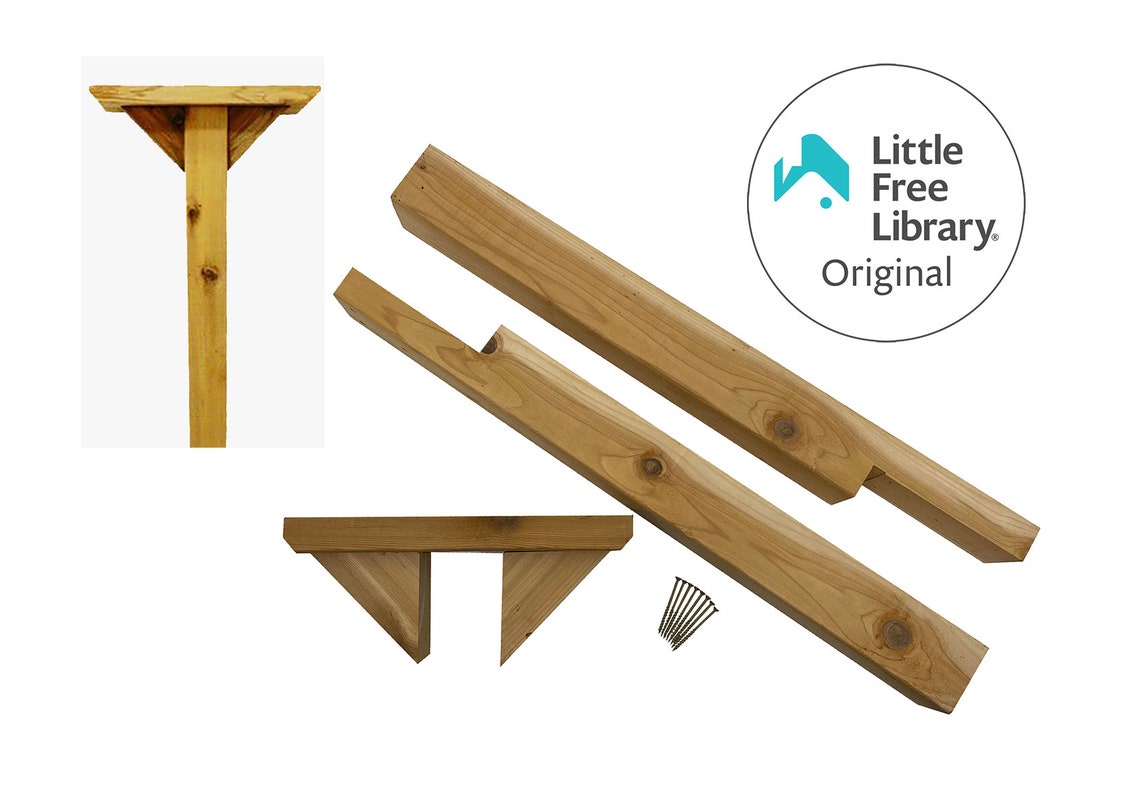 Little Free Library® Post and Topper Kit - Etsy