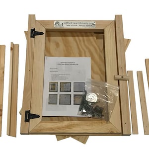 LITTLE FREE LIBRARY® Two Story Kit With Official Charter Sign & World ...